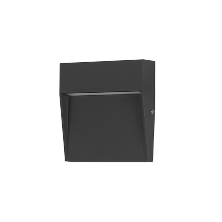 Aplique de parede exterior FORLIGHT Nod LED | PX-0350-NEG